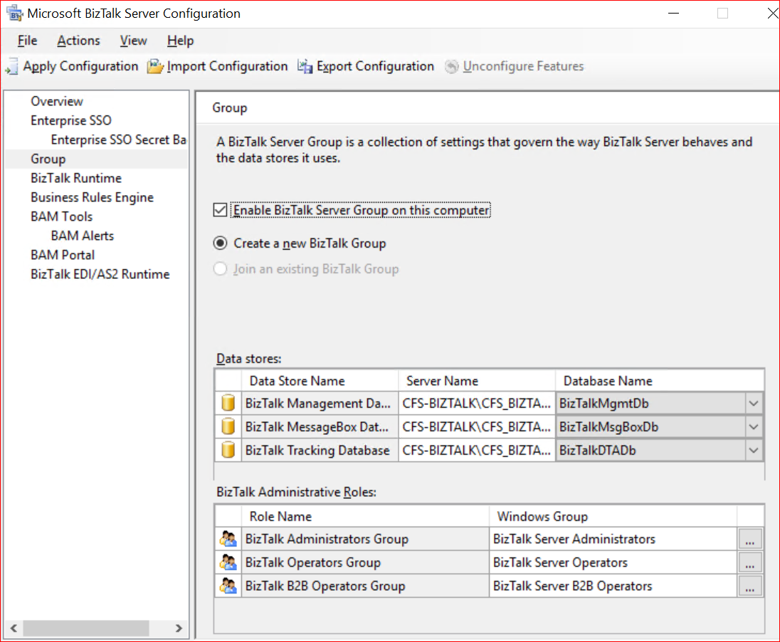 After Group Creation You Will Be Registering The Run Time Components By Selecting Options As Below 